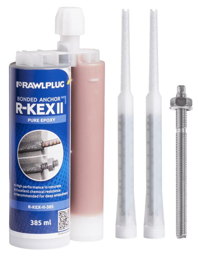Rawlplug R-Kex-II Pure Epoxy Resin - 385ml | BaseTec