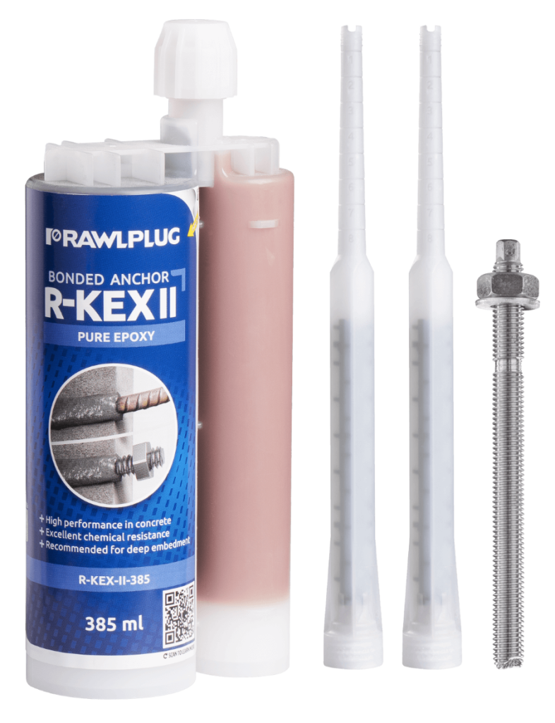 Rawlplug R-Kex-II Pure Epoxy Resin - 385ml | BaseTec